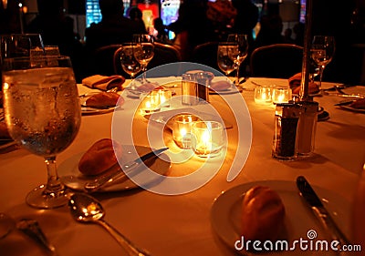 Gala Dinner Table Stock Photography - Image: 6665052