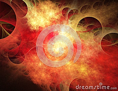 Cosmic Fire stock illustration. Illustration of asteroids - 1447259