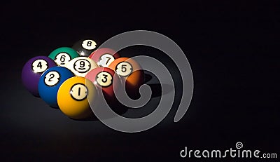 Game Of 9 Ball Stock Photo - Image: 1593920