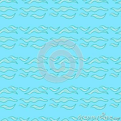 Game Texture Seamless Vector Illustration Blue Water. Drawing Arcade ...