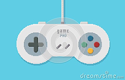 Gamepad Pixel Art Illustration | CartoonDealer.com #66239630