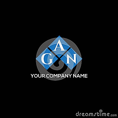 GAN Letter Logo Design On BLACK Background. GAN Creative Initials ...