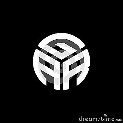 GAR Letter Logo Design On Black Background. GAR Creative Initials ...