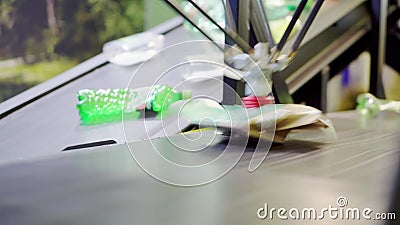 Moving Conveyor Line for Household Waste. Stock Footage - Video of ...