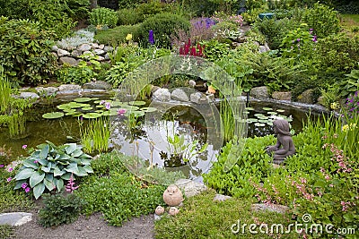 Garden Pond Stock Photography - Image: 10270322