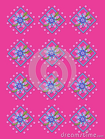 Garden Trellis In Hot Pink Royalty-Free Stock Image | CartoonDealer.com ...