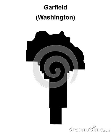 Garfield Outline Map Vector Illustration | CartoonDealer.com #361874590
