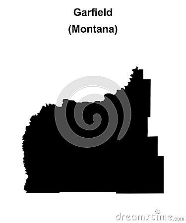 Garfield Outline Map Stock Photo | CartoonDealer.com #361721694