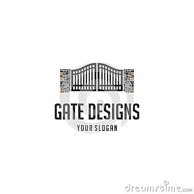 Gate Designs Logo Stock Illustration | CartoonDealer.com #188664040