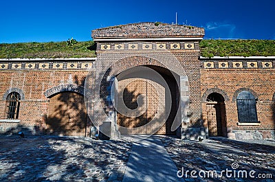Gate Of The Historic Prussian Fort Stock Image | CartoonDealer.com ...