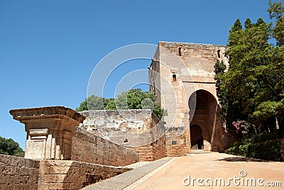 The Gate Of Justice In Alhambra Royalty Free Stock Photography - Image ...