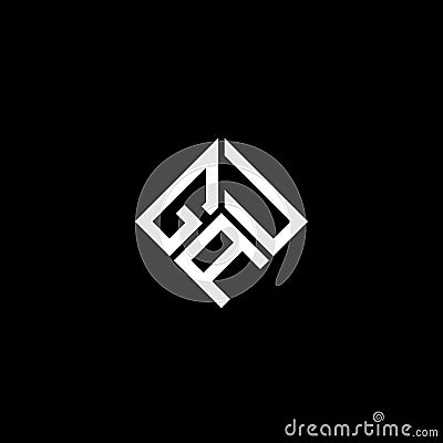 GAU Letter Logo Design On Black Background. GAU Creative Initials ...