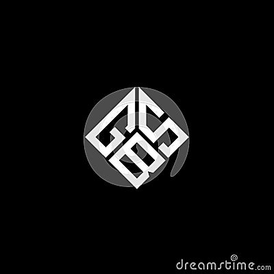 GBS Letter Logo Design On Black Background. GBS Creative Initials ...