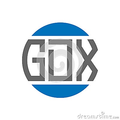 GDX Letter Logo Design On White Background. GDX Creative Initials ...
