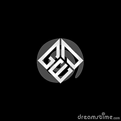 GED Letter Logo Design On Black Background. GED Creative Initials ...