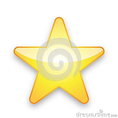 Gelber Stern Lizenzfreie Stockbilder - Bild: 10805319