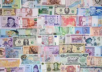 Geld Van De Verschillende Landen Stock Foto - Afbeelding: 43162421