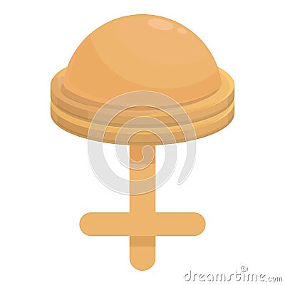 Gem Cufflink Icon Cartoon Vector. Fashion Elegance | CartoonDealer.com ...