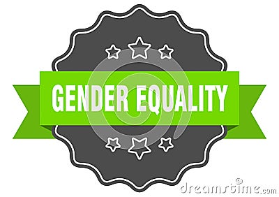 Gender Equality Label. Gender Equality Isolated Seal. Sticker. Sign ...