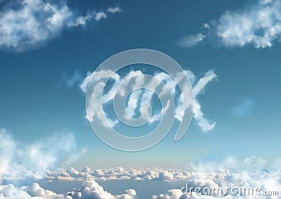 Cloud Formation With The Word RICK Written On It, Rich In Texture ...