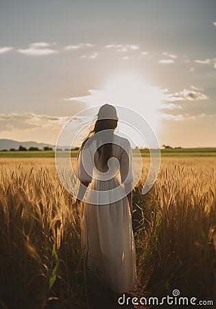 Historical Representation Of A Pretty Young Pioneer Mennonite Brunette ...