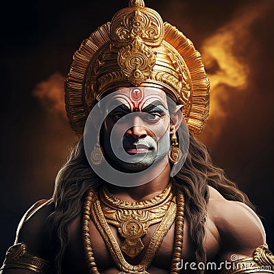 Goddess Durga. Mata Durga. Lord Hanuman. Happy Dussehra Creative Poster ...