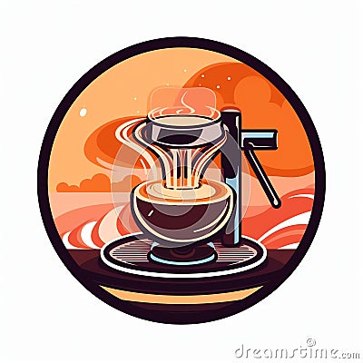 Generative AI Italian Style Coffee Espresso- Royalty-Free Illustration ...