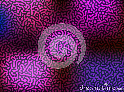 Generative Algorithm Psychedelic Background. Reaction-diffusion Or Turing Pattern Formation ...