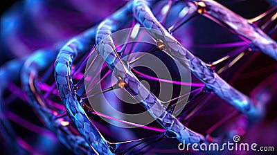 Genetic Dna Texture Royalty-Free Cartoon | CartoonDealer.com #307609853