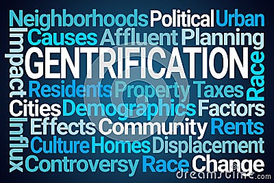 Gentrification Word Cloud Stock Photography | CartoonDealer.com #190061876