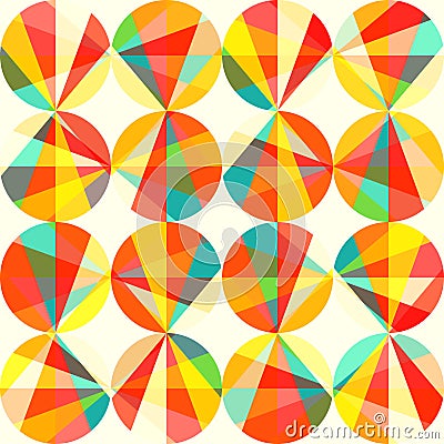 Circle Multicolor Pattern Instagram Stock Vector - Illustration of ...