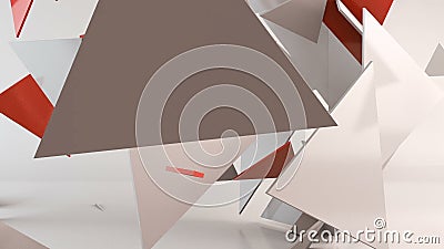 Geometric Shape Triangle Motion Background Stock Video - Video of ...