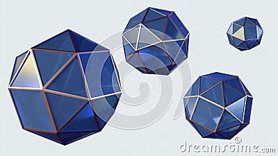 The Geometry Shape Of Snub Cube Royalty-Free Stock Image ...