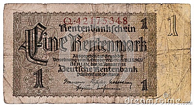 German Deutsche Mark Stock Images - Image: 20104884