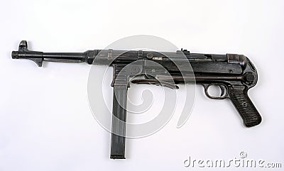 German WW2 Mp40 Schmeisser SMG Royalty Free Stock Photos - Image: 19529708