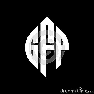 GFP Circle Letter Logo Design With Circle And Ellipse Shape. GFP ...