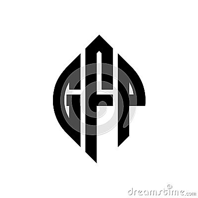 GFP Circle Letter Logo Design With Circle And Ellipse Shape. GFP ...