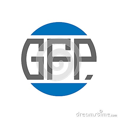GFP Letter Logo Design On White Background. GFP Creative Initials ...