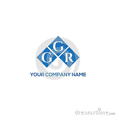 GGR Letter Logo Design On WHITE Background. GGR Creative Initials ...