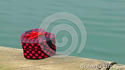Giftbox and lake stock video. Video of gift, card, christmas - 111526901