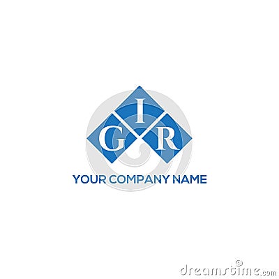 GIR Letter Logo Design On WHITE Background. GIR Creative Initials ...