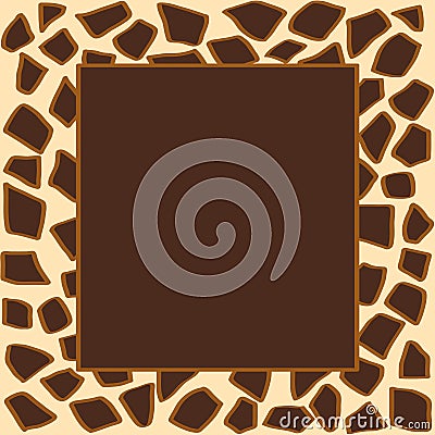 Giraffe Print Border Stock Photos - Image: 9975883