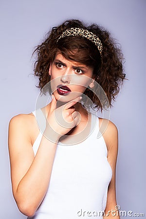 Girl With Puzzled Expression Stock Photography | CartoonDealer.com ...