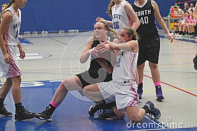 Girls Basketball Action - Stock Image - Everypixel