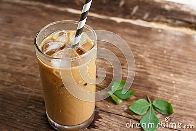 Glas Kalter Kaffee Stockfoto - Bild: 42459554