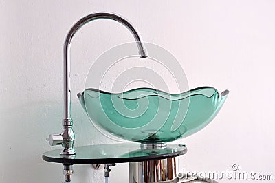 Glass Bowl Hand Wash Basin Stock Images - Image: 18857964