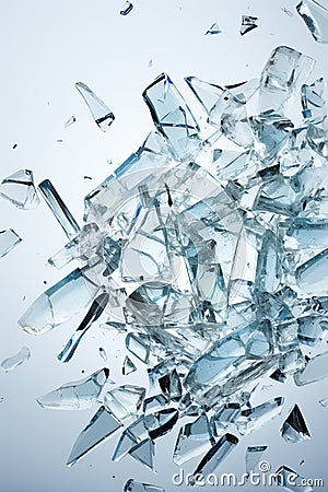 Glass Shattering, Creating A Striking Texture Concept On A Solid ...