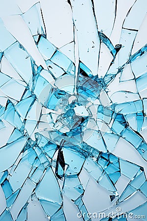 Glass Shattering, Creating A Striking Texture Concept On A Solid ...