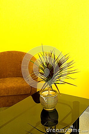 Glass Table And Armchair Royalty-Free Stock Photo | CartoonDealer.com ...