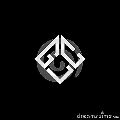 GLC Letter Logo Design On Black Background. GLC Creative Initials ...
